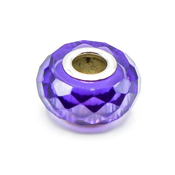 Chamilia | Jewelry | Chamilia Purple Glass | Poshmark